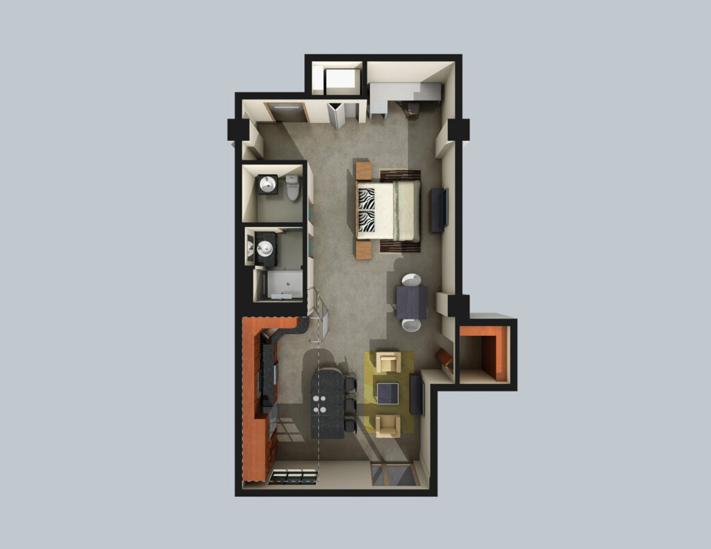 Floor Plans of The Exchange Lofts in Fort Lauderdale, FL