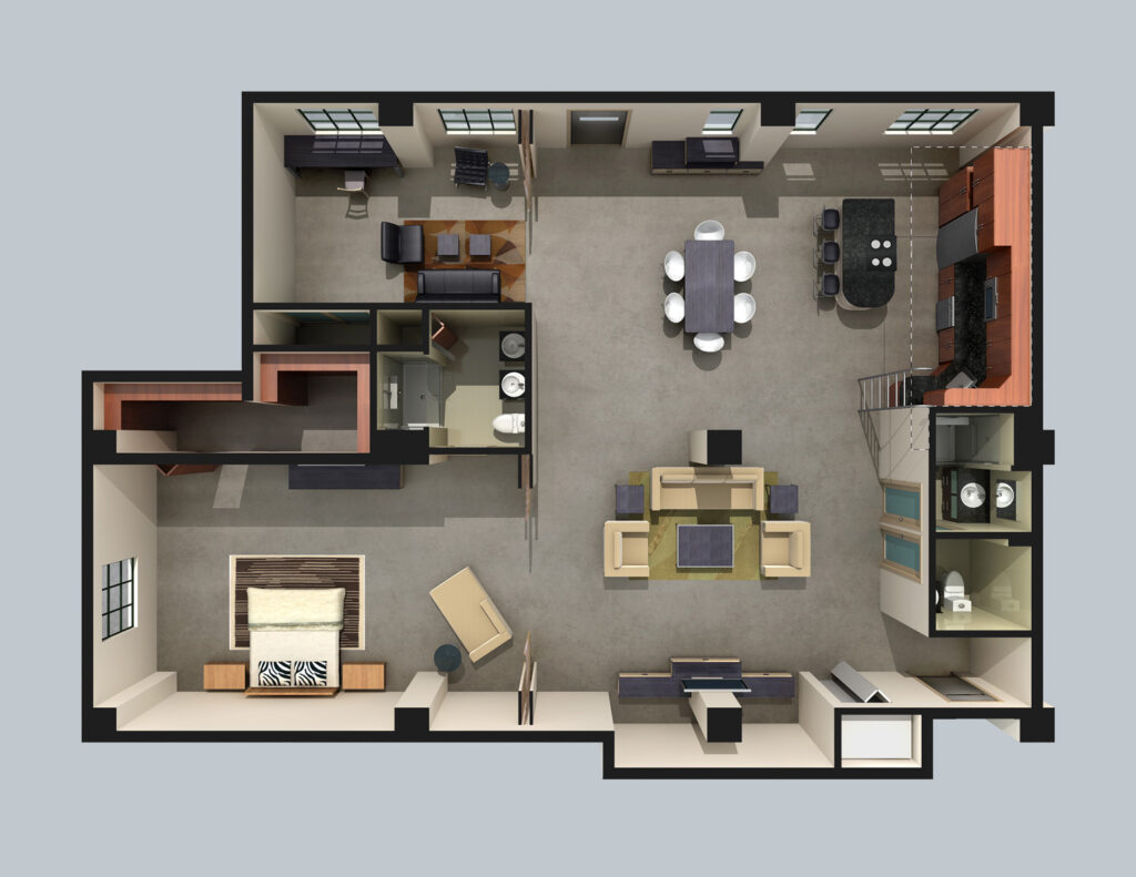 Floor Plans of The Exchange Lofts in Fort Lauderdale, FL