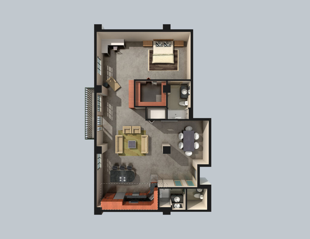 Floor Plans of The Exchange Lofts in Fort Lauderdale, FL